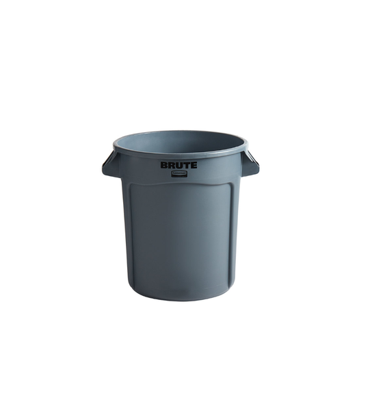 RUBBERMAID FG263200GRAY CONTENEDOR BASURERO REDONDO 32 GALONES POLIETI ...